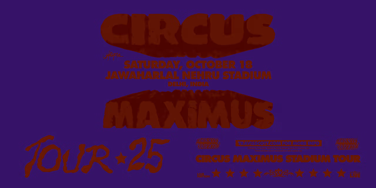 Travis Scott India Tour 2025 (Tickets & New Shows)