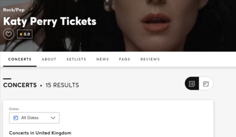 Katy Perry Concert 2025: Tickets & Cities [Live Now]