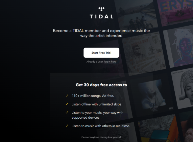 Tidal Free Trial (2025) – 6 Months Unlimited Access