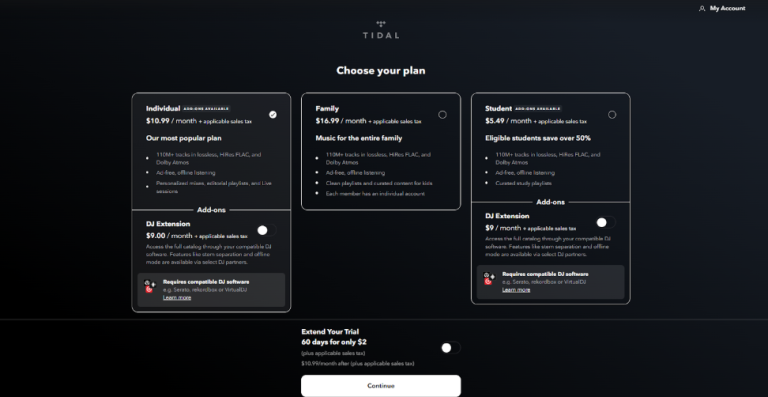 Tidal Free Trial (2025) – 6 Months Unlimited Access