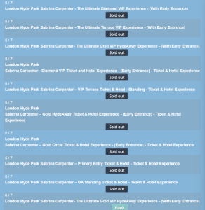 Sabrina Carpenter Tour 2025: Tickets& Country List