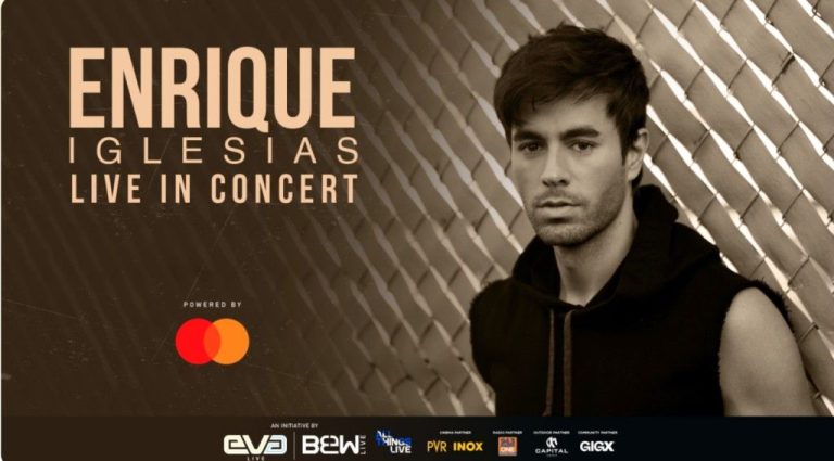 Enrique Iglesias India Tour 2025: Mumbai Concert Tickets (LIVE)